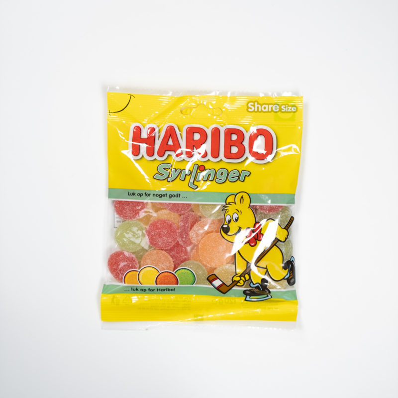Haribo Syrlinger 120g - Honningkrukken